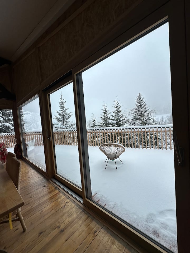 Chalet Sornin Avec Vue, Terrasse & Poêle – Vercors - Autrans