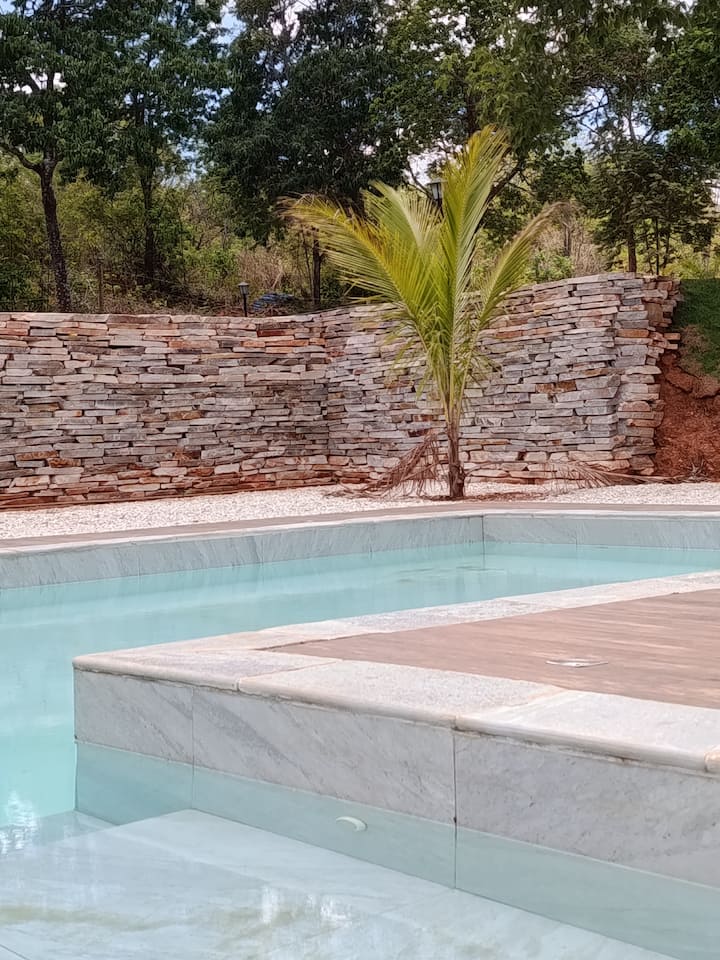Chácara Fase De Acabamento C/ Cachoeira E Piscina - Pirenópolis