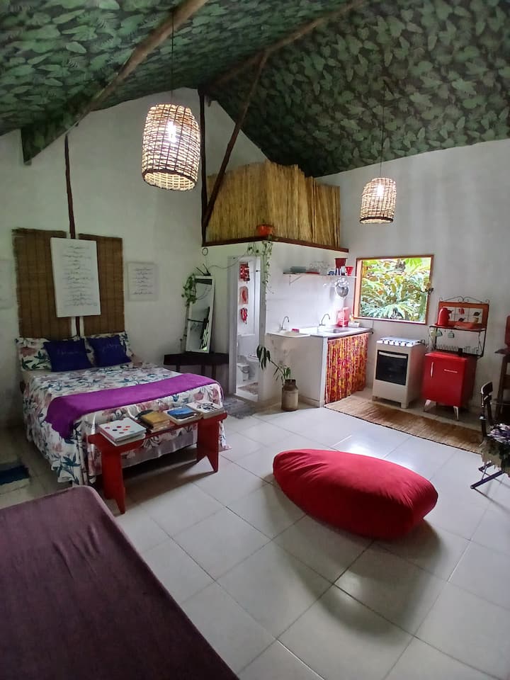 Casa Caiçara Inteira Paraty 6km Trindade, Até 3pax - Trindade