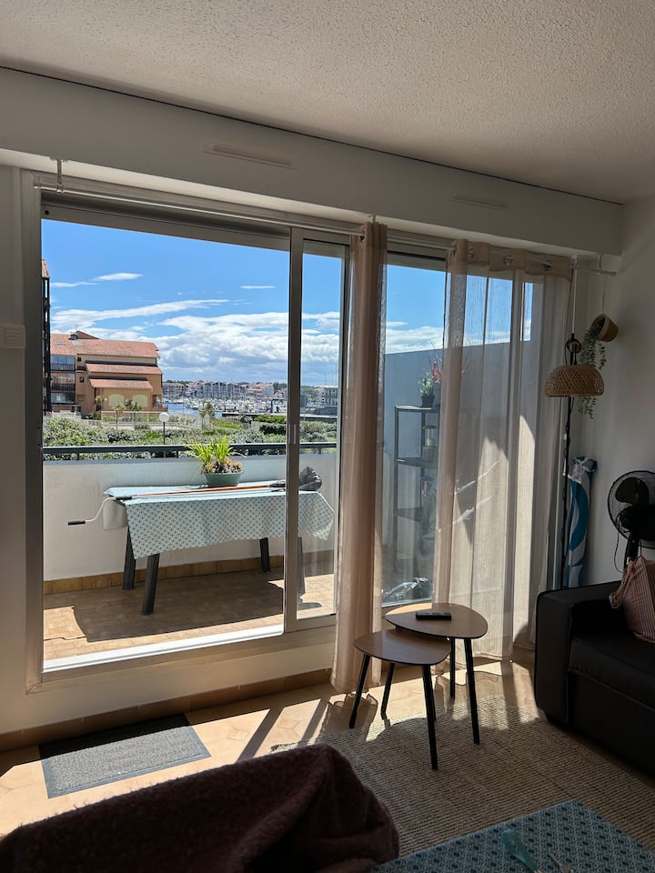 Superbe Appart Bord De Mer Avec Terrasse Vue Port - Capbreton