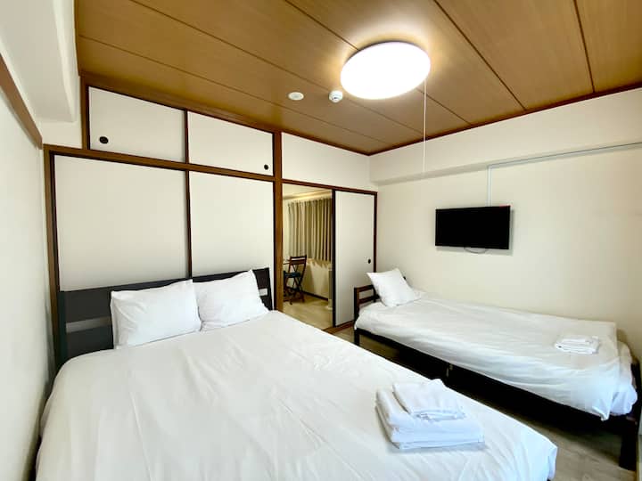 Dotonbori 3min,心斎橋地区5min,japanese-style Room/701 - Osaka