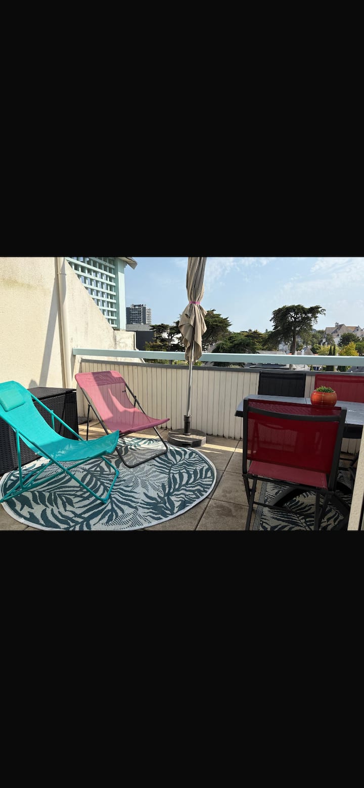 La Baule Duplext2 Bis Piscine Plage 500 M - Le Pouliguen