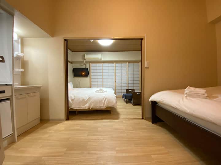 道頓堀3分,心斎橋エリア5分,バルコニー付き/305 - Osaka, Japan