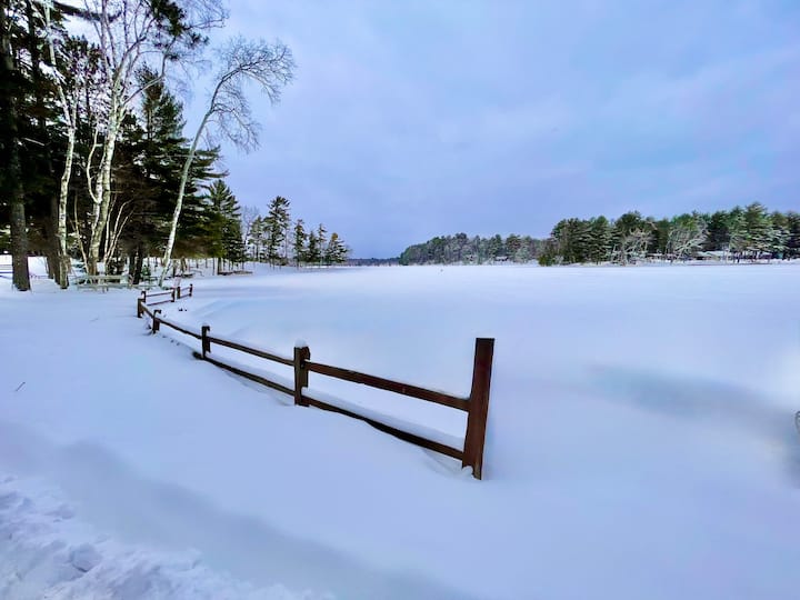 Snowmobile Paradise - Trails Open! “Naughty Pine” - St. Germain, WI
