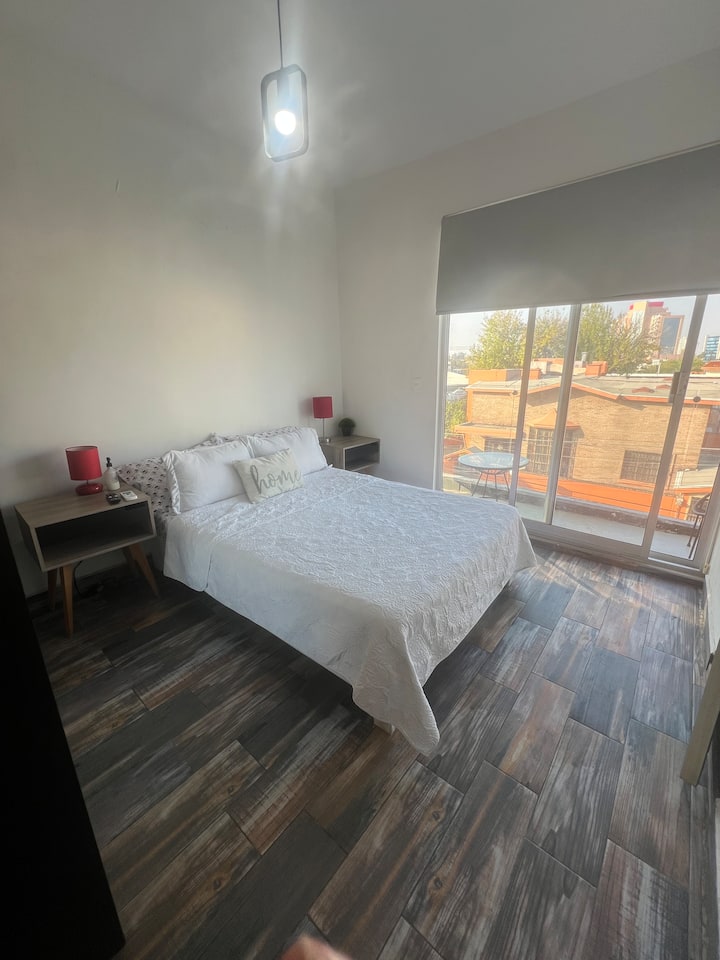 Fantástico Loft 1rec (Depto9) 3er Piso - Guadalupe
