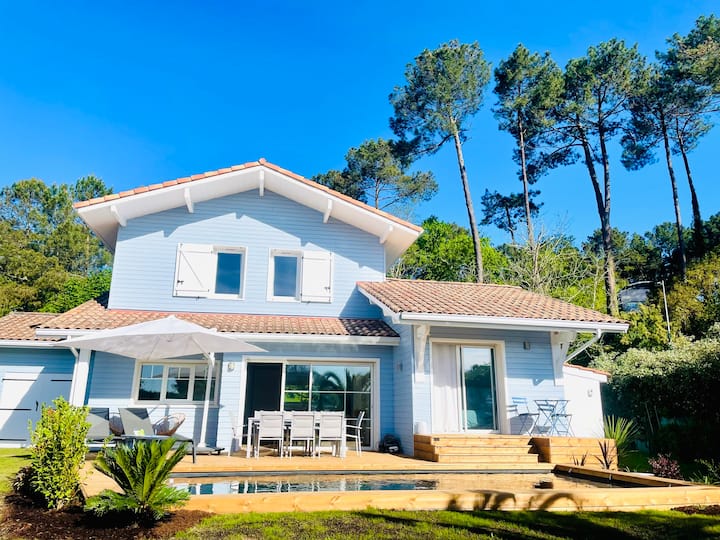 Villa Des Pins - Piscine, Clim, 5 Chambres - Labenne