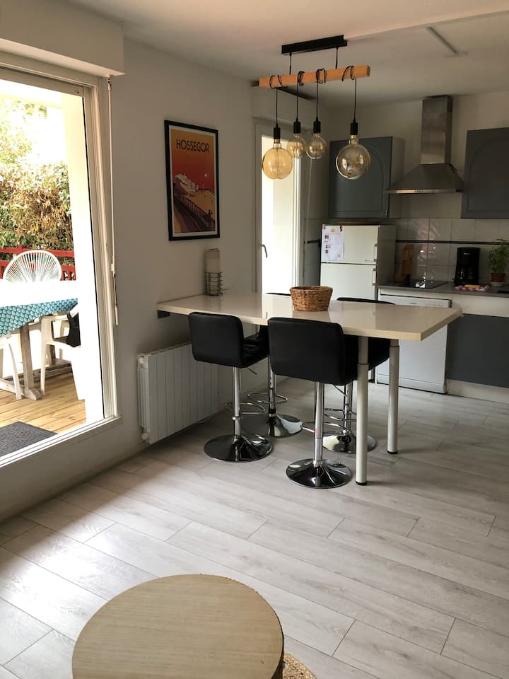 Bel Appartement Avec Jardin-400m Océan-1 à 5 Pers - Soorts-Hossegor