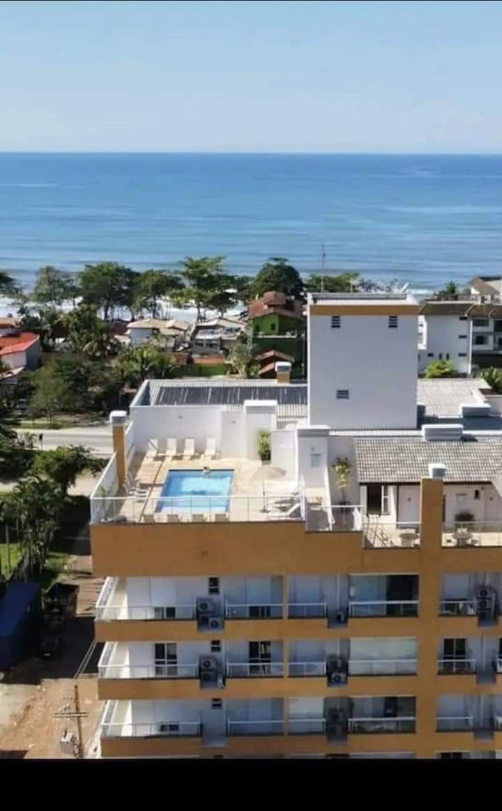 Apart.nas Toninhas, Piscina Aquecida, 8 Adultos+ 1 - Ubatuba