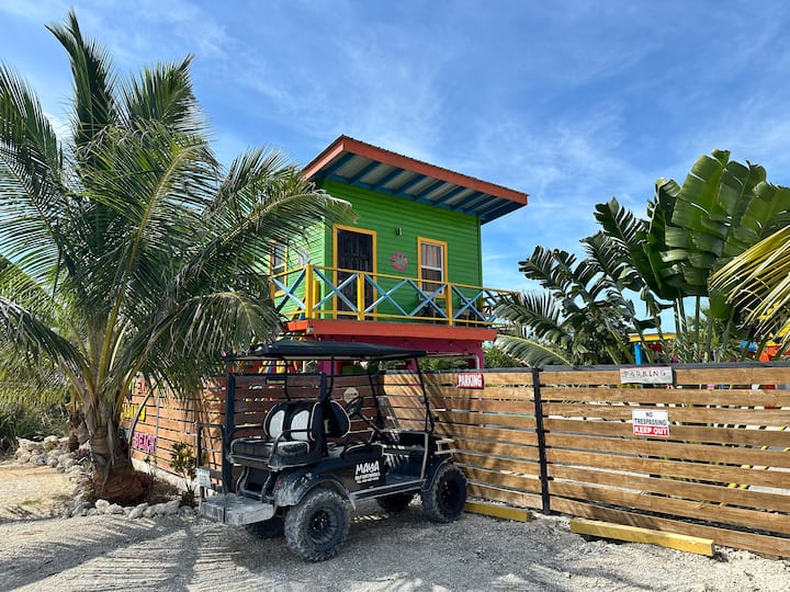 West End Cabañas @ Secret Beach, (Green) P.p.v. - Belize