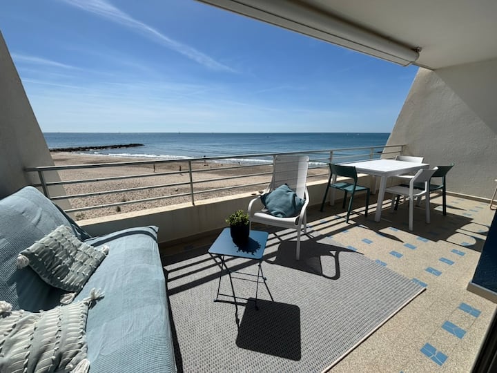 Appartement En 1ere Ligne Sur La Plage - Palavas-les-Flots