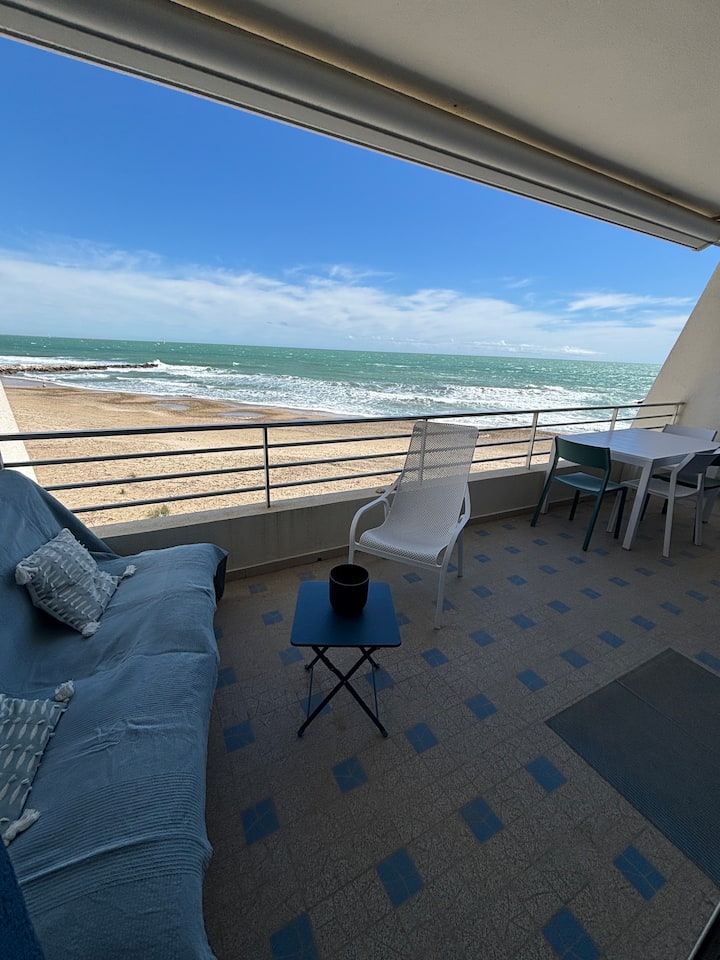 Appartement En 1ere Ligne Sur La Plage - Palavas-les-Flots