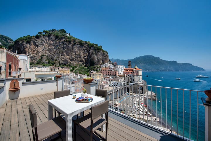 Le Tre Sirene  Stunning Sea View Home Atrani - Amalfi