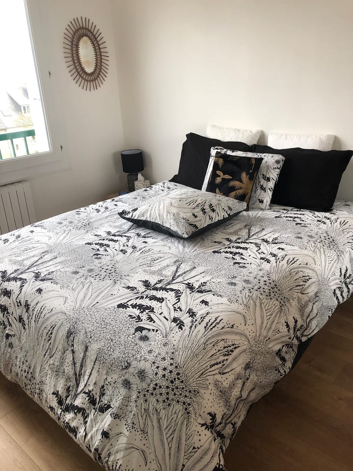 Brest T2 Spacieux Clair Parking Privé - Brest