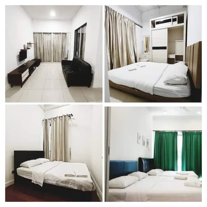 Imago Mall-3 Bedrooms (8+1 Pax) (Loft B) - Kota Kinabalu