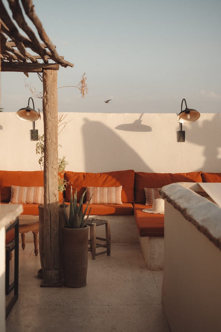 Riad Privé Le5 - Bassin Chauffé/ Clim- Vue Atlas - Marrakech