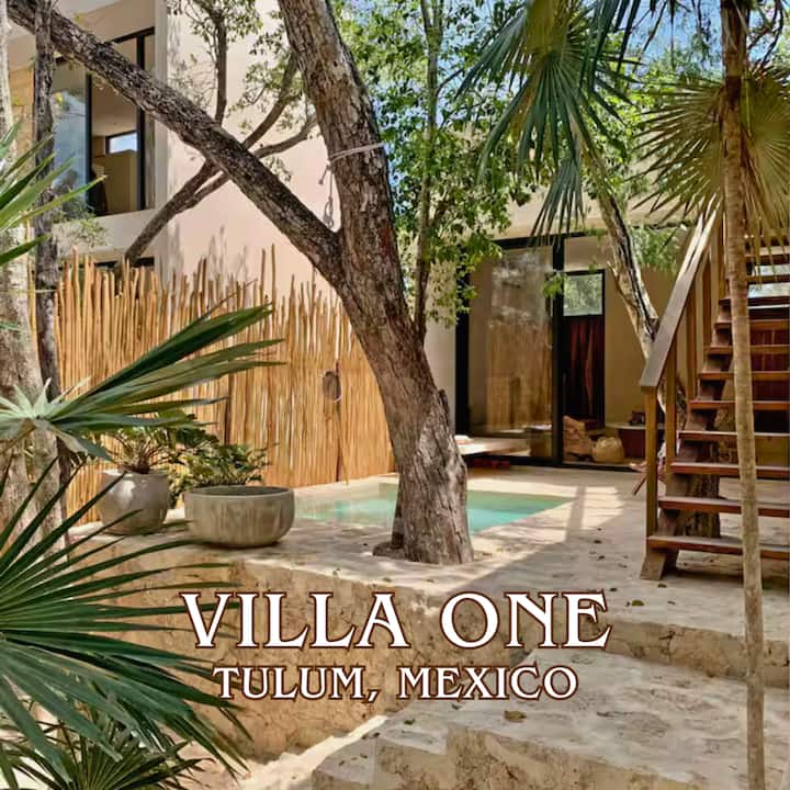 Villa One Spacious • 2 Br/2ba + Private Pool - Tulum