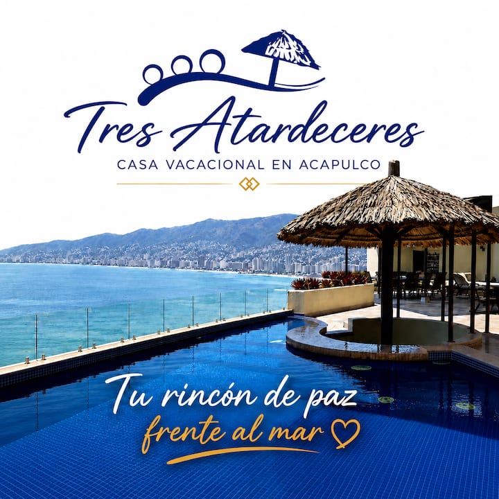 3 Atardeceres, Pet Friendly Vista Al Mar En Brisas - Acapulco