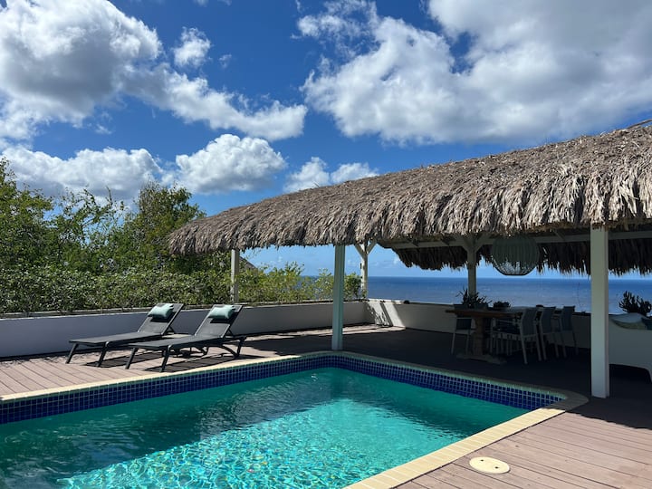 Villa Palapa View Offers Stunning Ocean View - Curaçao