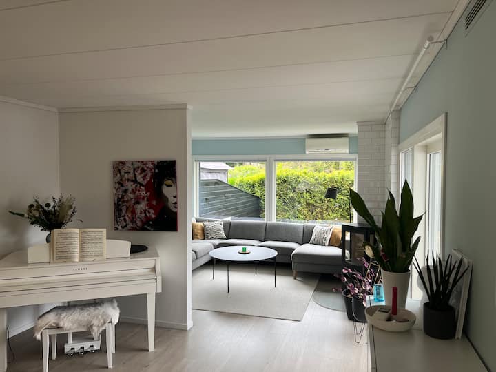 Cheerful 3 Bedrooms Townhouse With Garden - Aéroport de Bergen (BGO)