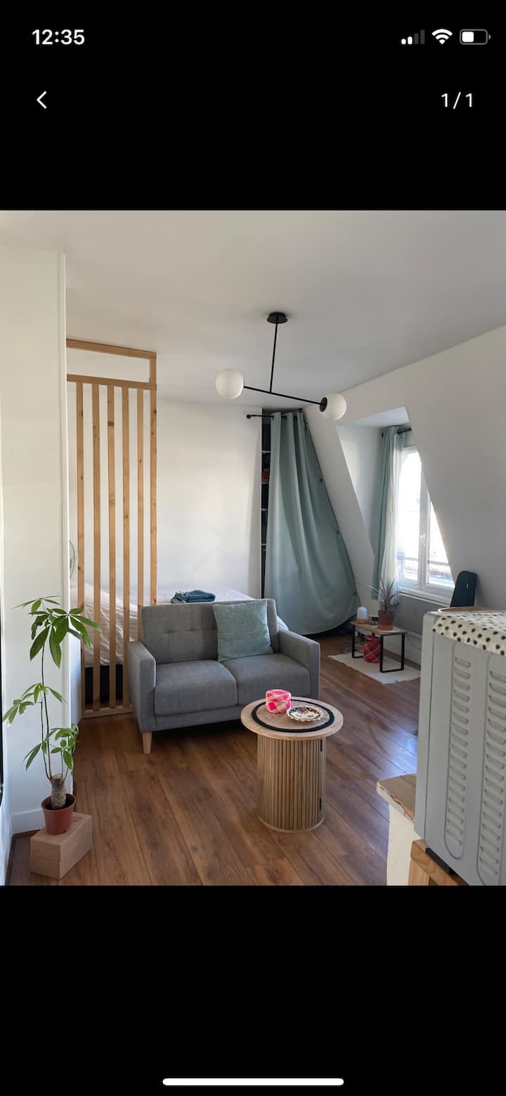 Studio Lumineux à Paris - ÉPinettes - París