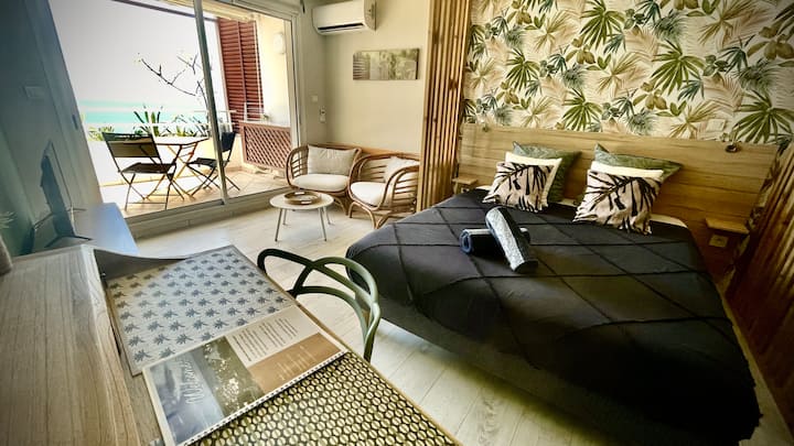 Studio Cosy Vue 180° Océan - Saint-Gilles les Bains