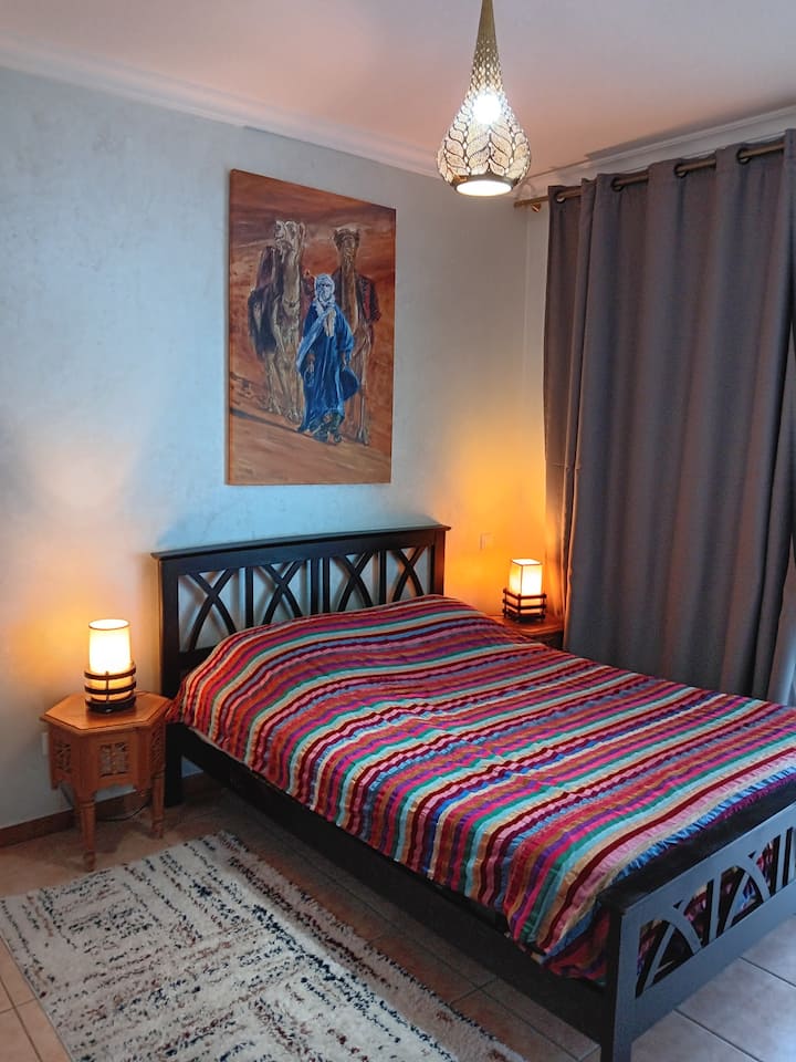Plage 5 Mn, Clim, Fibre, Piscine, Pt Dejeuner - Agadir