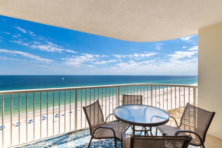 2 Bedroom Beachfront Large Balcony Gulf Shores1108 - Gulf Shores, AL