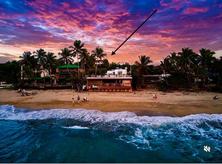 Serene Oceanfront Terrace Overlooking Sandy Beach - Rincón