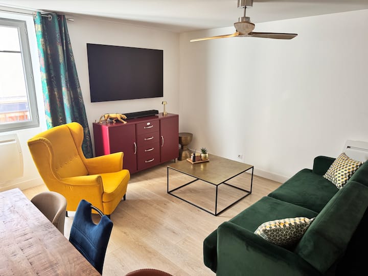 Charmant T2, Cosy En Centre-ville - Belleville