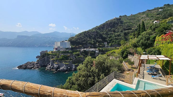 Luxury Villa, Private Pool, Sea Access, Parking - Maiori