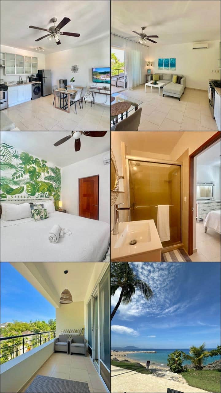 Tropical Beach 🏖Getaway Infiniti Blu K2b -1b/1b 🏝🍹 - Dominican Republic