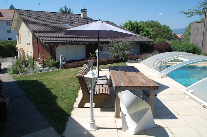 Studio - Calme - Jardin - Piscine - Min 28 Jours - Canton de Vaud