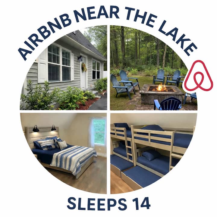 Backroad House Near Lake Winnisquam, Sleeps 14 - Laconia, NH