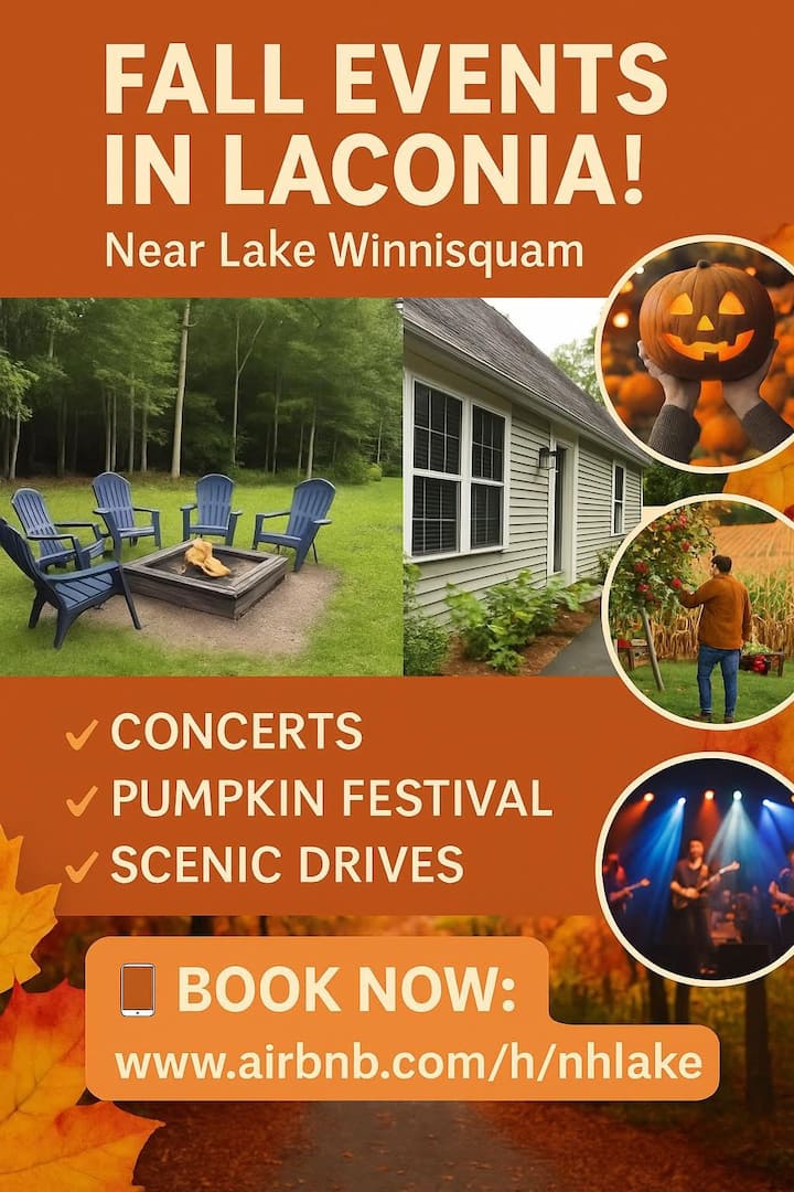 Backroad House Near Lake Winnisquam, Sleeps 14 - New Hampshire