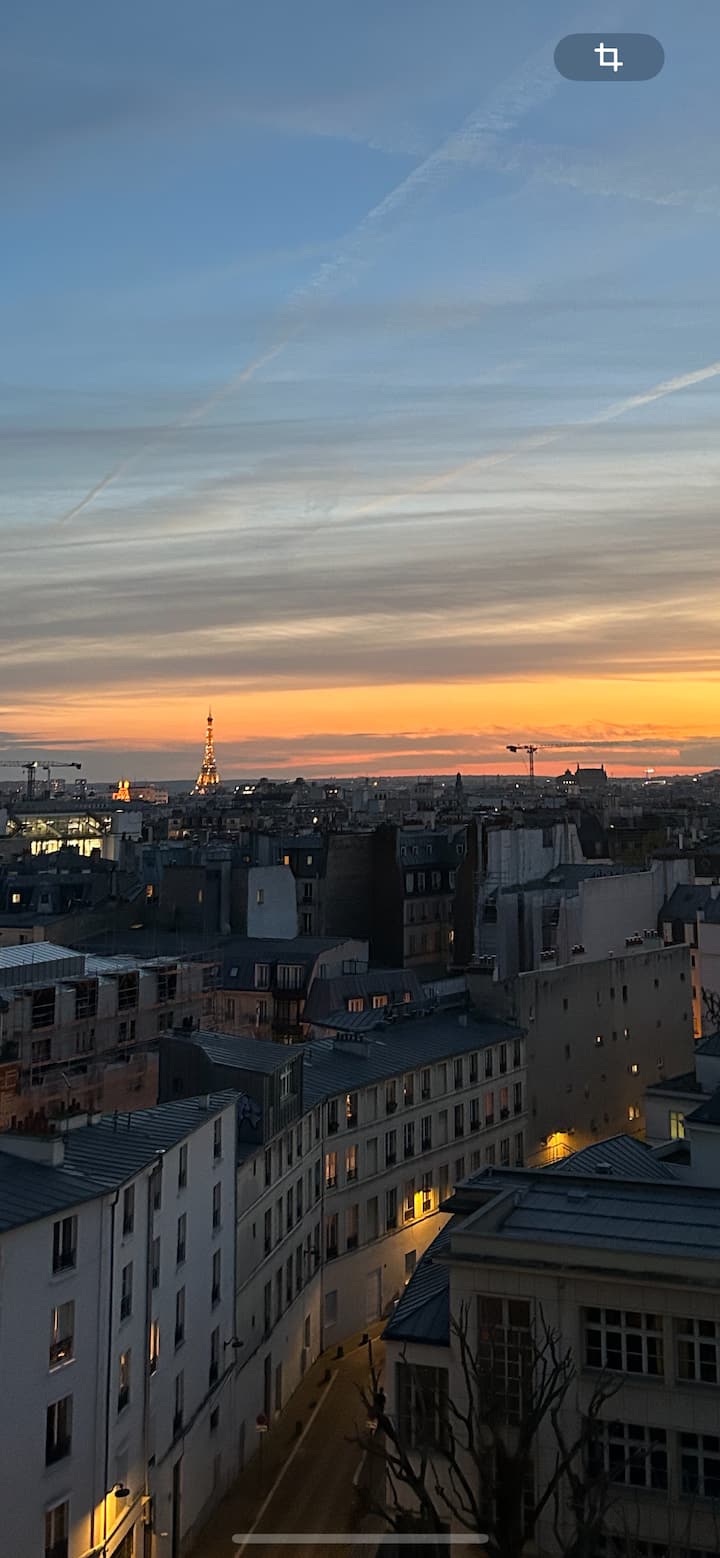 Eiffel Tower View – Stunning 2br Top-floor Paris - Paris