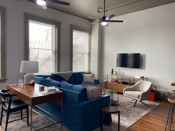 Downtown Delight: Cozy + Chic - Macon, GA