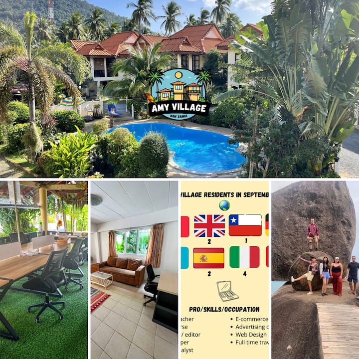 Quiet 1 Br With Terrace [Amy Village - Lamai] - Ko Samui