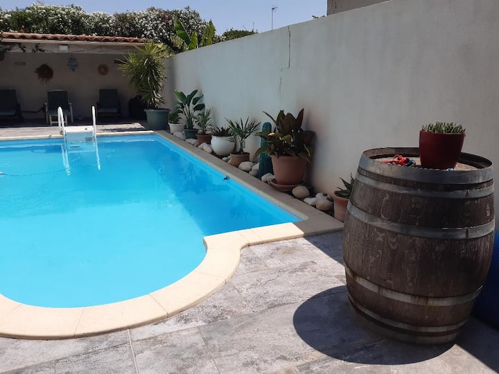 Jolie Villa En Camargue 15min De La Mer - Lunel