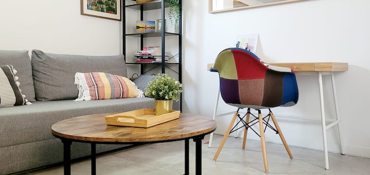 [O'patio] M⓬ Direct Paris Centre, T2 Tranquille - Porte de Clichy