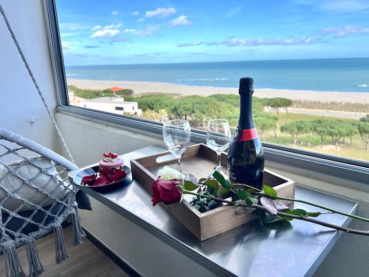 Vue Mer Incroyable! Fibre, Literie Confort - Saint-Cyprien