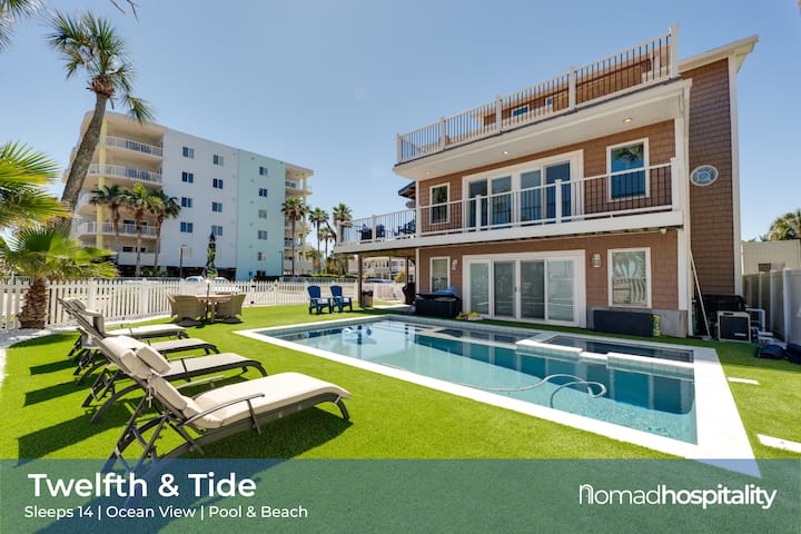 Be A Nomad | 7br Ocean View 30sec Beach Jax - Jacksonville Beach, FL