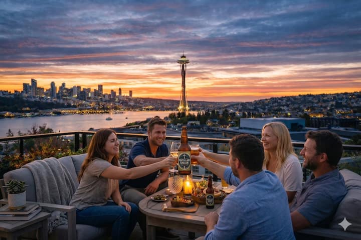 4br | Bbq, Rooftop | Eastlake | Sophari Home C - Maple Leaf - Seattle
