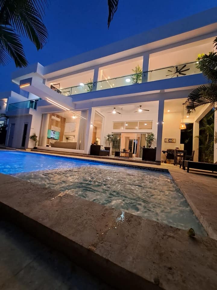 Modern Villa In Sosua Ocean Village Santa Fe - Sosúa