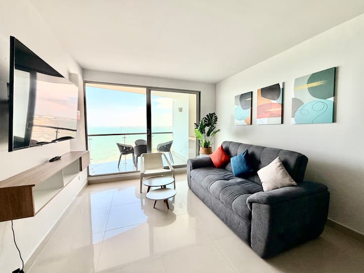 Condo Next To The Old City And Beach In Front - Cartagena