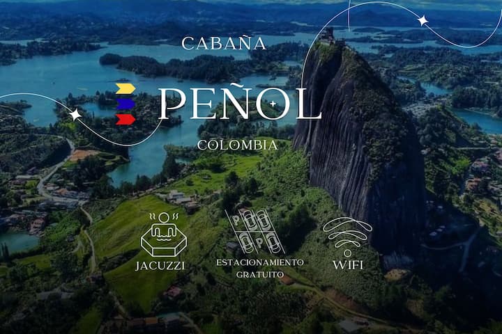 Cozy Cabin+jacuzzi+kitchen+wifi+parking+bbq@peñol - Peñol