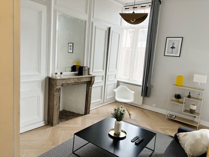Lille Centre - T2 De Charme Rue Pierre Mauroy - Le Zénith Arena Lille