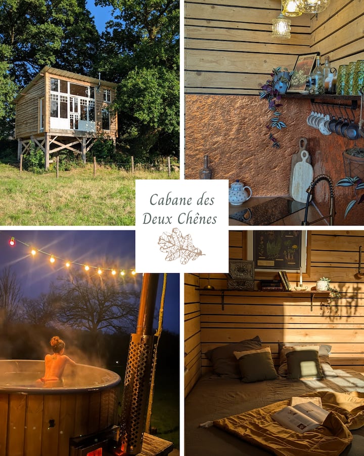 Cabane Spa Des Deux Chênes - Orne