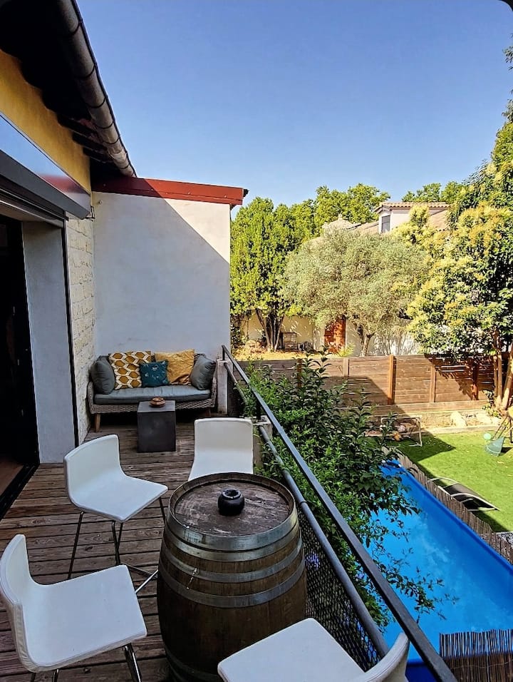 Villa Avec Piscine, Proche  Centre Et Plages - Juvignac