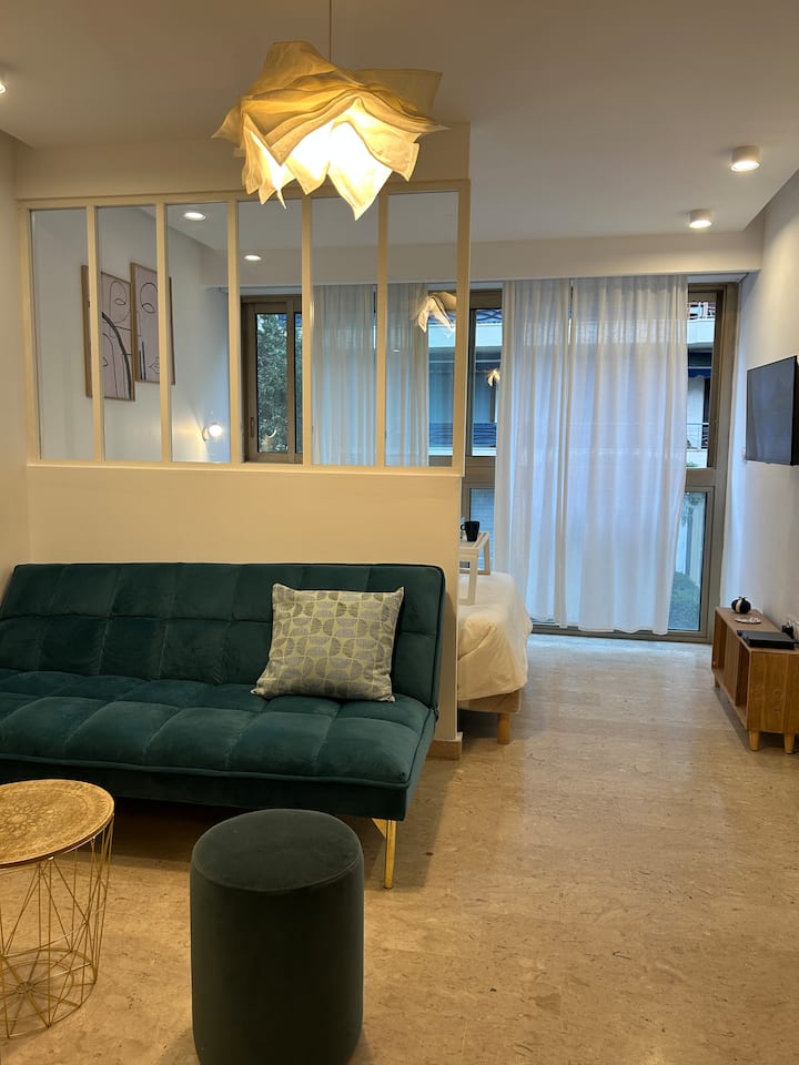 Elegant Studio Carré Dor 2 Min Beach - Nice
