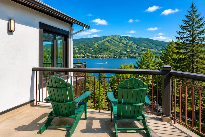 Mountain/water Views! Wood Fireplace, King Beds! - Mont-Tremblant